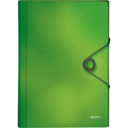 Projektmappe Leitz Solid, 5 F&auml;cher, 1 Zusatzfach, Format DIN A4, hellgr&uuml;n