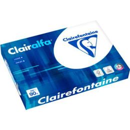 Kopierpapier Clairefontaine Clairalfa, DIN A3, 90 g/m&sup2;, hochwei&szlig;, 500 Blatt