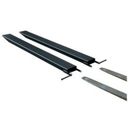 Bauer Gabelverl&auml;ngerung f&uuml;r Flurf&ouml;rderzeuge, offene Ausf&uuml;hrung, L 2000 x B 100 x 40 mm, schwarz