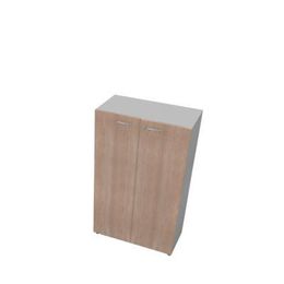 Schrank X-TIME WORK, 3 OH, Holzt&uuml;ren, 860 x 430 x 1310 mm, Ulme
