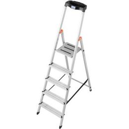 Krause Stufenstehleiter Safety, 5 Stufen