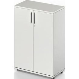 Sch&auml;fer Shop Sch&auml;fer Shop Pure Fl&uuml;gelt&uuml;renschrank Proplana, 3 Ordnerh&ouml;hen, Breite 800 mm, abschlie&szlig;bar, lichtgrau