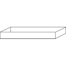 Bodenauffangwanne Abz f&uuml;r ASECOS Sicherheitsschr&auml;nke der Q30, Q90 und S90 Serie, Polypropylen, grau, B 1049 x T 505 x H 116 mm, 33 l