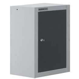 Sch&auml;fer Shop Sch&auml;fer Shop Select Wandschrank, eint&uuml;rig, mit Zwischenboden, B 400 x T 320 x H 600 mm, Stahl, wei&szlig;aluminium/anthrazitgrau