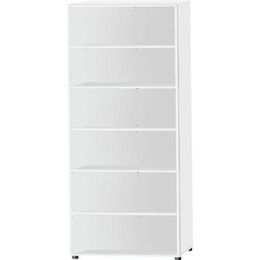 Sch&auml;fer Shop Sch&auml;fer Shop Select Regal, 6 OH, B 800 x T 420 x H 2240 mm, wei&szlig;