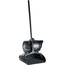 Rubbermaid Kehrschaufel Lobby Pro Executive, mit Stiel und Deckel, Kunststoff, schwarz