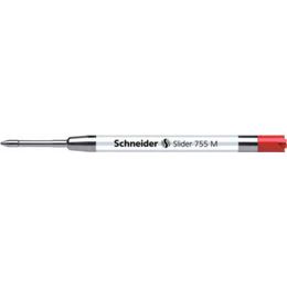 Gro&szlig;raummine Schneider Slider 755, Strichst&auml;rke M, rot, 10 St&uuml;ck