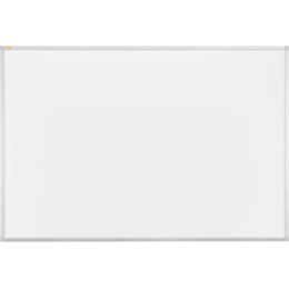 Whiteboard Franken X-tra!Line, emaillierte Oberfl&auml;che, magnethaftend, beschriftbar, inkl. Ablageschale, B 1500 x 1000 mm, Stahl/Aluminium, wei&szlig;-silber