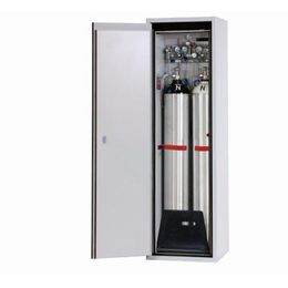 Druckgasflaschenschrank G-ULTIMATE-90 Standard, Fl&uuml;gelt&uuml;r Anschlag links, 2x 50 l Flaschen, B 598 x T 615 x H 2050 mm