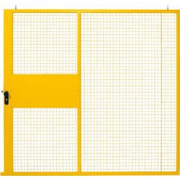 Sch&auml;fer Shop Schiebetor, f&uuml;r Gittertrennwandsystem, B 2238 x H 2110 mm, gelb