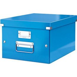 Leitz&reg; Ablage- und Transportbox Serie Click + Store, mittel, f&uuml;r DIN A4, blau