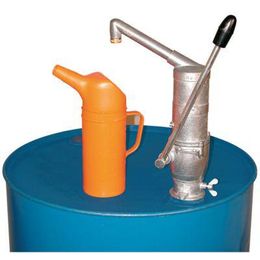 Handpumpe CEMO, 0,25 l/Hub, gebogener Auslauf, Antitropfmundst&uuml;ck, f&uuml;r 60/200 l F&auml;sser