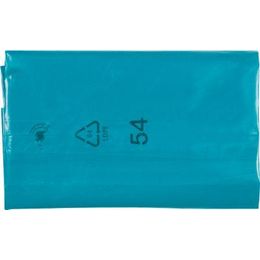 Deiss Abfalls&auml;cke, 240 Liter, Recycling-LDPE, rei&szlig;fest und vielseitig, B 800+400 x H 1200 mm, blau, 200 St&uuml;ck