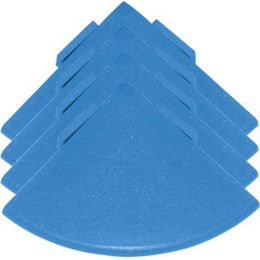 Ecken f&uuml;r Bodenrost Yoga Rost&reg;, blau, 4 St&uuml;ck