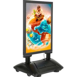 Updated Update Display WindPro LED Kundenstopper Economy, DIN A1, wasserfest, regulierbare Helligkeit, schwarz