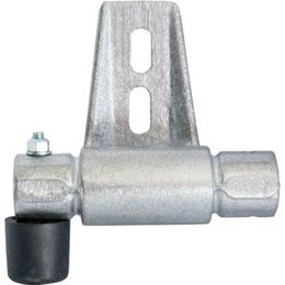 Krause Halter f&uuml;r RegalLeiter-Rundrohr-Schienenanlage STABILO&reg; Professional, mit Endanschlag links