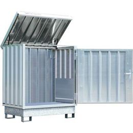 Gefahrstoffdepot Safe Master, Typ SM 2, Kapazit&auml;t 2 x 200 l F&auml;sser stehend, WGK 1-3, verzinkt