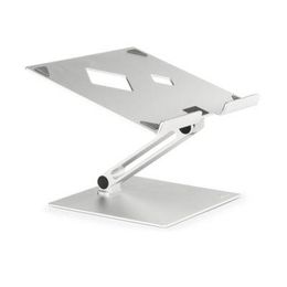Laptopst&auml;nder Durable Stand Rise, f&uuml;r Laptops bis 17", Gummiauflagen, manuell verstellbar, mit Griffmulde, Aluminium