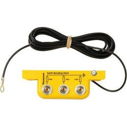 treston QuatreX ESD-Erdungsanschlussbox, 3 Drucktaster, 3 Anschl&uuml;sse, 1 Megaohm