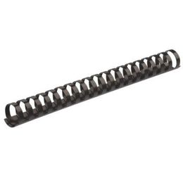 Fellowes Plastik-Binder&uuml;cken, Format 16 mm, 25 St&uuml;ck, f. Plastikbindemaschinen, schwarz, 25 St&uuml;ck