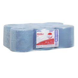 Wypall* Wischtuch L-10 EXTRA Zentralentnahme RCS, aus Airflexmaterial, 3150 T&uuml;cher, 1-lagig, blau