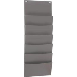 EICHNER Stecktafel Wandsortierer, 6 F&auml;cher, f&uuml;r Format A4 quer, Polypropylen