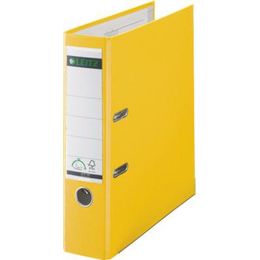 Leitz&reg; Ordner 1010, DIN A4, R&uuml;ckenbreite 80 mm, gelb