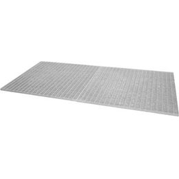 Bauer Gitterrost-Set f&uuml;r Edelstahlauffangwannen Typ VAW-1000-2, bis 1000 kg/m&sup2;, B 2630 &times; T 1280 &times; H 30 mm, Edelstahl 1.4571