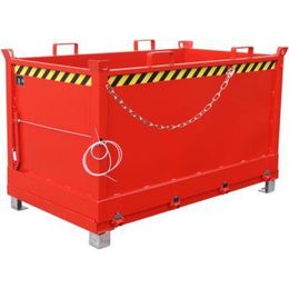 Bauer Klappbodenbeh&auml;lter FB 1500, rot