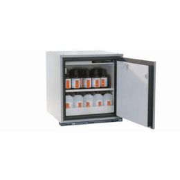 Sicherheitsunterbauschrank Typ 90 ASECOS UB-T-90, Fl&uuml;gelt&uuml;r, Anschlag rechts, Front Lichtgrau, B 593 x T 502 x H 600 mm