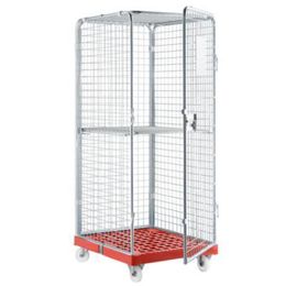 Rollbox Gr. 5 mit klappbarem Zwischenboden, rot