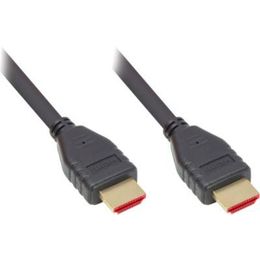 HDMI 2.1 Kabel Good Connections, Ultra-High-Speed, bis 8K/UHD-2, vergoldete Kontakte, L&auml;nge 1 m, schwarz