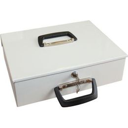 format Geldkassette Nummus Pro, mit Euro-Z&auml;hlbrett, B 355 x T 275 x H 105 mm, lichtgrau