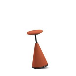 Stehhocker Giroflex 10, gepolstert, 640-810 mm Sitzh&ouml;he, orange