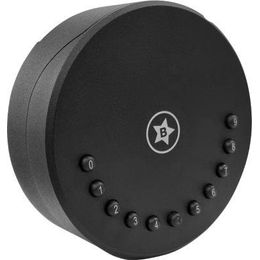 Schl&uuml;sselkasten Smart Keybox, rund, Bluetooth/USB, Tastatur- & Appsteuerung, bis 100 Nutzer, IP65, Batteriebetrieb, schwarz