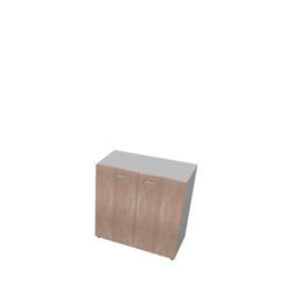 Schrank X-TIME WORK, 2 OH, 860 x 430 x 860 mm, Ulme