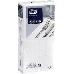 Tork&reg; Servietten Soft Advanced 477402, 2-lagig, 1/8 Falz, gepr&auml;gt, FSC&reg;-Papier, wei&szlig;, 10 x 200 St&uuml;ck