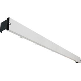 Hakenleiste f&uuml;r Umkleidebank-System, 2000 mm lang, Alu, anthrazit