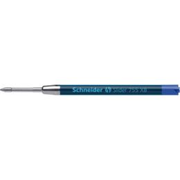 Gro&szlig;raummine XB Schneider Slider 755, Strichst&auml;rke XB, blau, 10 St&uuml;ck