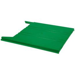 Ablagefach EICHNER Flat, f&uuml;r Wandsortierer, F&uuml;llh&ouml;he 9 mm, B 240 x T 15 x H 302 mm, gr&uuml;n