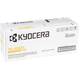 Original Kyocera Toner TK-5380Y, 10000 A4 Seiten, inkl. Resttonerbeh&auml;lter, Einzelpack, gelb