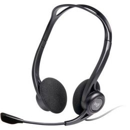 PC Headset Logitech 960 USB, binaural, kabelgebunden, Mikrofon mit Rauschunterdr&uuml;ckung, schwarz