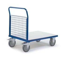 ROLLCART ESD-Gitter-Stirnwandwagen, 1200 x 800 mm, Tragkraft 500 kg