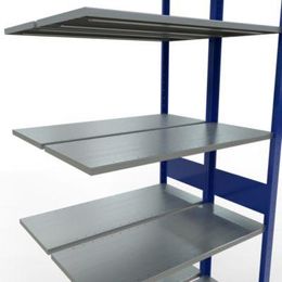 SCHULTE LAGERTECHNIK - Stecks.Doppelanbauregal Typ 150 - 3000x1000x2x400 mm 2x7 B&ouml;den
