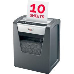 Rexel Momentum M510 Aktenvernichter P5, Mikroschnitt 2 x 15 mm, 23 l, 10 Blatt Schnittleistung, Anti-Papierstau-Technologie, schwarz