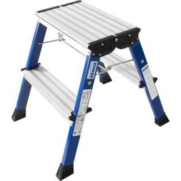 Krause Rolly Doppel-Klapptritt, 2 x 2 Stufen, blau