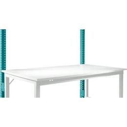 Manuflex Aufbauportal, f&uuml;r Grundtische Universal/Profi Spezial, Nutzh&ouml;he 600 mm, wasserblau