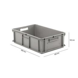 Sch&auml;fer Shop Kasten im EURO-Ma&szlig; EF 6180, 35,4 l, grau