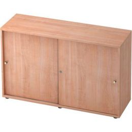 Schiebet&uuml;renschrank TOPAS LINE, 2 OH, Nussbaum/Nussbaum