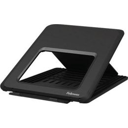 Laptop St&auml;nder Fellowes Breyta&trade;, f&uuml;r 1 Laptop bis 15" & bis 5 kg, h&ouml;henverstellbar, zusammenklappbar, B 235 x T 268 x H 14 mm, 100 % Recycling-Kunststoff, schwarz